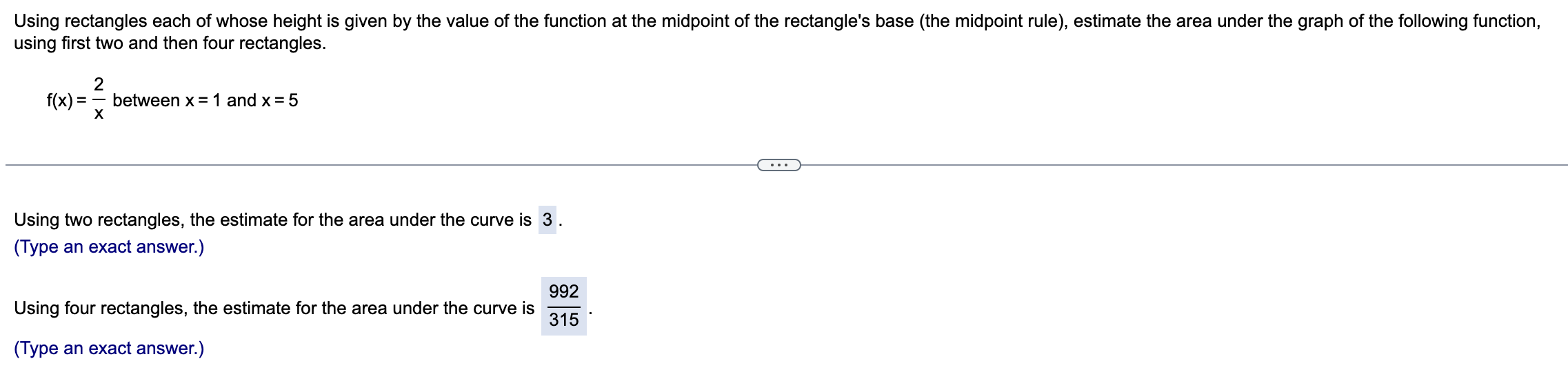 Solved Using rectangles each of whose height is given by the | Chegg.com