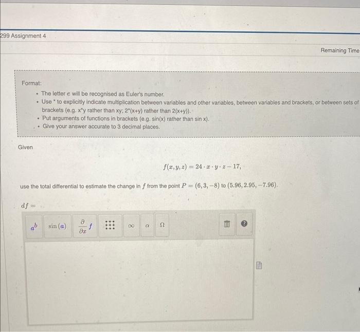 Solved Format: - The letter e will be recognised as Euler's | Chegg.com
