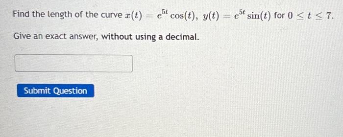 Solved Find the length of the curve | Chegg.com