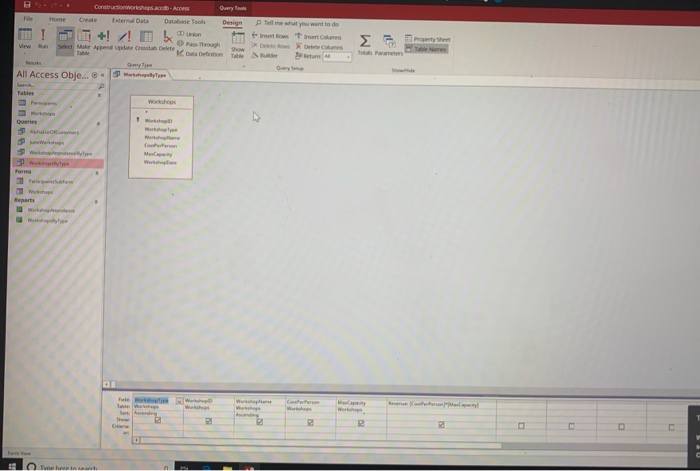 Solved Task Instructions With The Workshopsbytype Query Open 5742