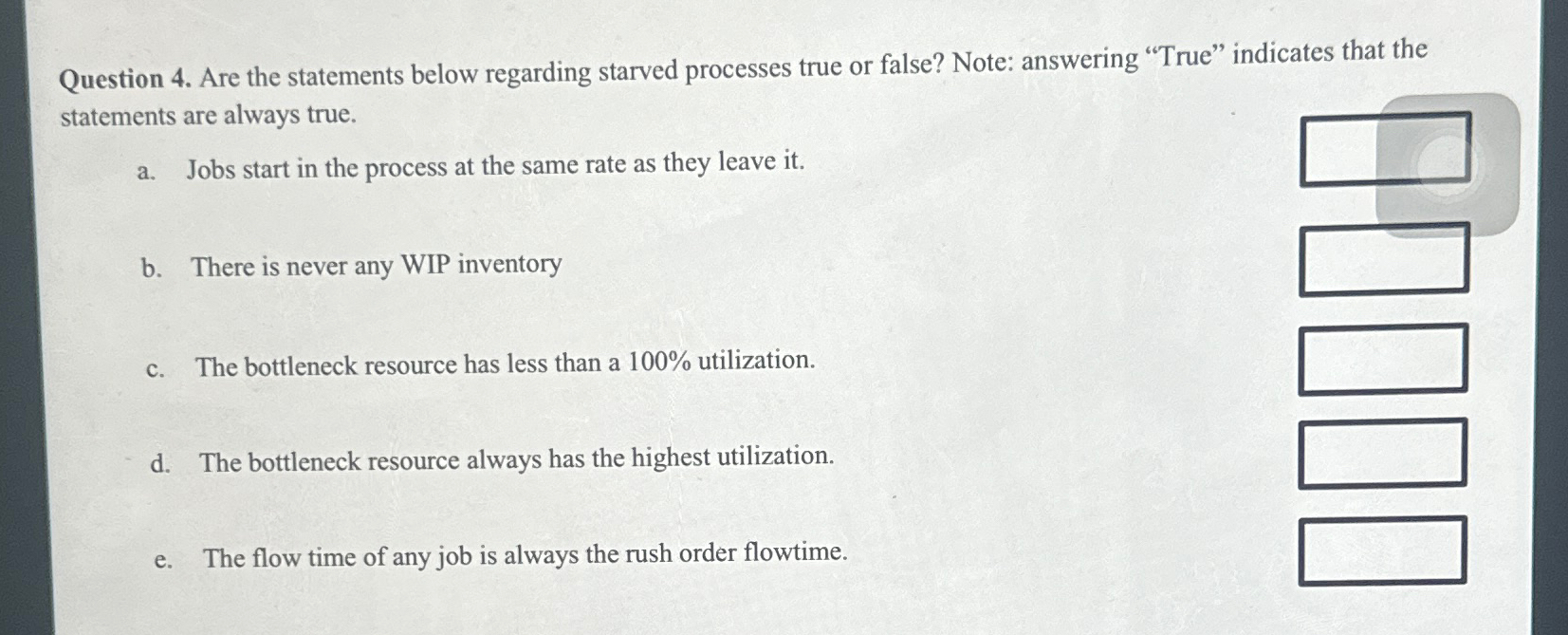 Solved Question 4. ﻿Are the statements below regarding | Chegg.com