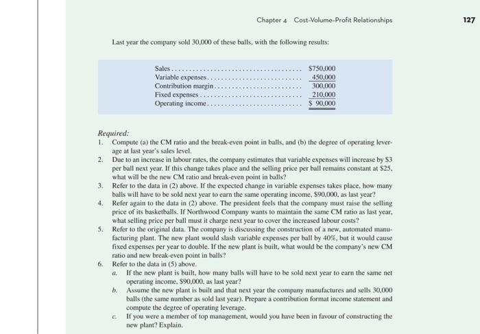 Solved PROBLEM 4-21 Basic Cost-Volume-Profit Analysis; | Chegg.com Solved PROBLEM 4-21 Basic Cost-Volume-Profit Analysis; | Chegg.com