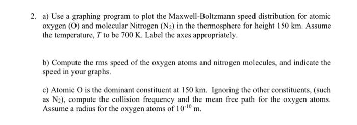 Solved 2. a) Use a graphing program to plot the | Chegg.com