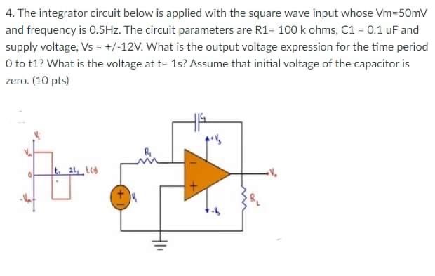 Solved 3. The photodiode in the circuit produces a current | Chegg.com