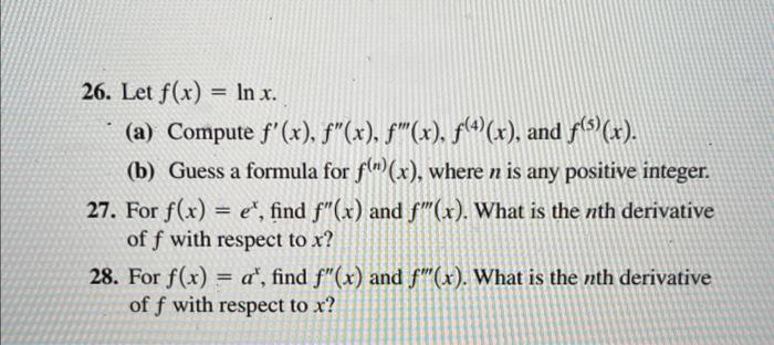 Solved Find f′′′(x), the third derivative of f′′, and | Chegg.com
