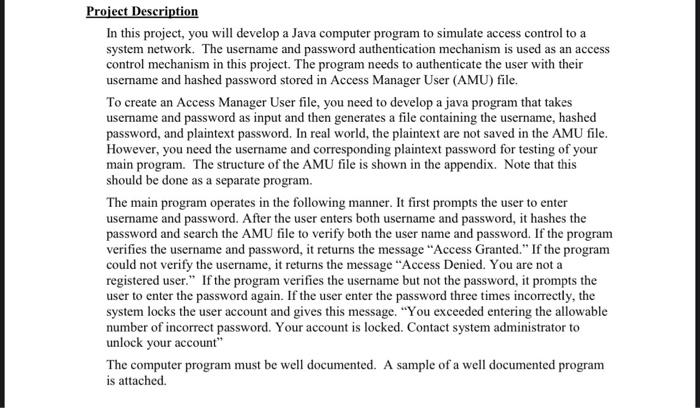 Solved Project Description In this project, you will develop | Chegg.com