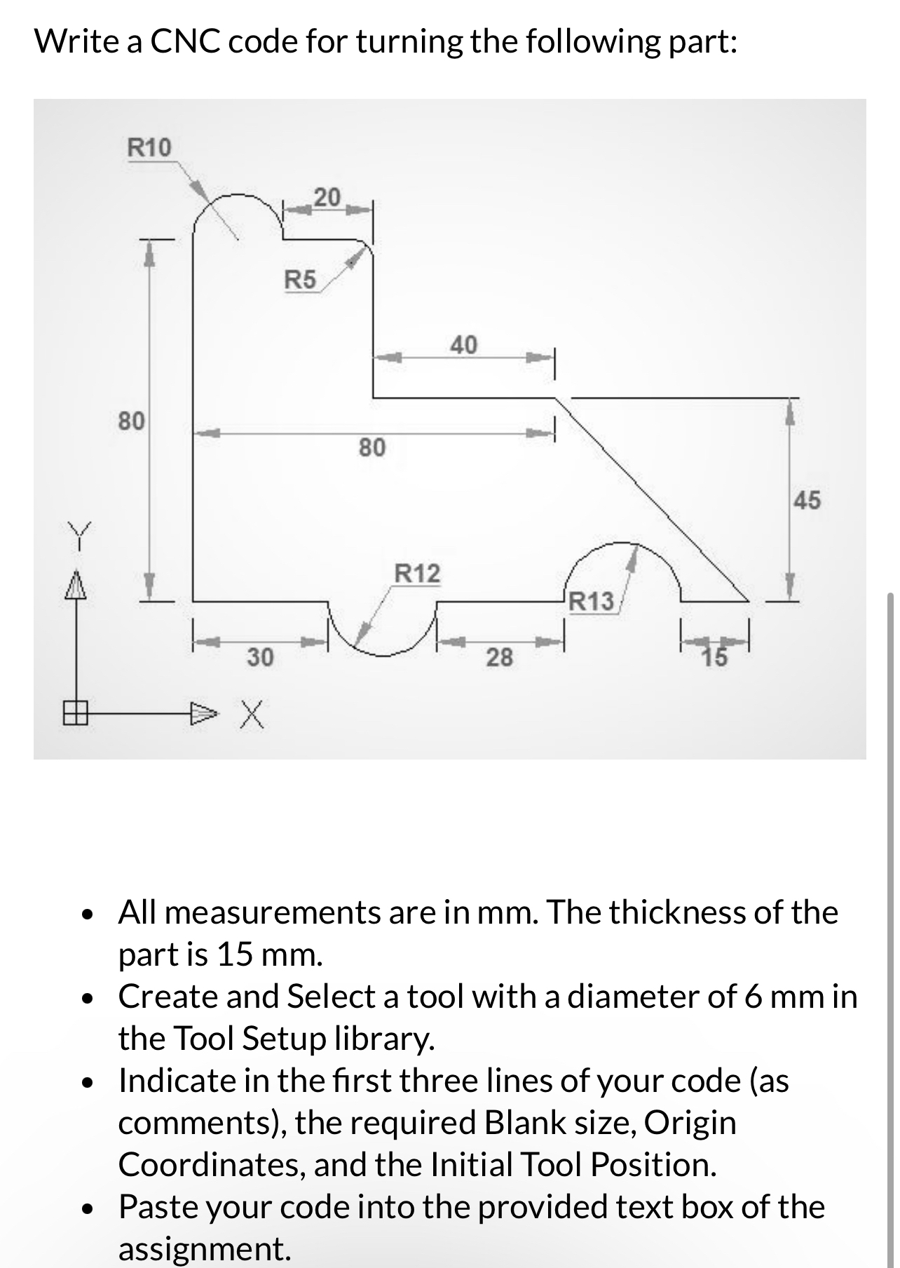 Solved Use CNCBase for BenchMill 6000 ﻿MillingWrite a CNC | Chegg.com