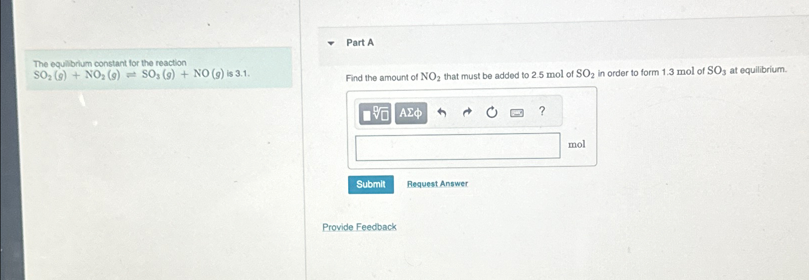 Solved Part A\\nThe equilibrium constant for the | Chegg.com Solved Part A\\nThe equilibrium constant for the | Chegg.com