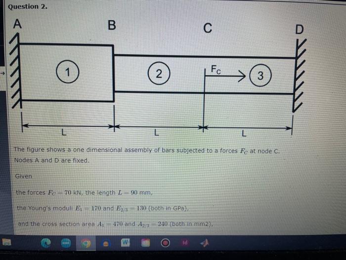 Solved Question ?. The figure shows a one dimensional | Chegg.com