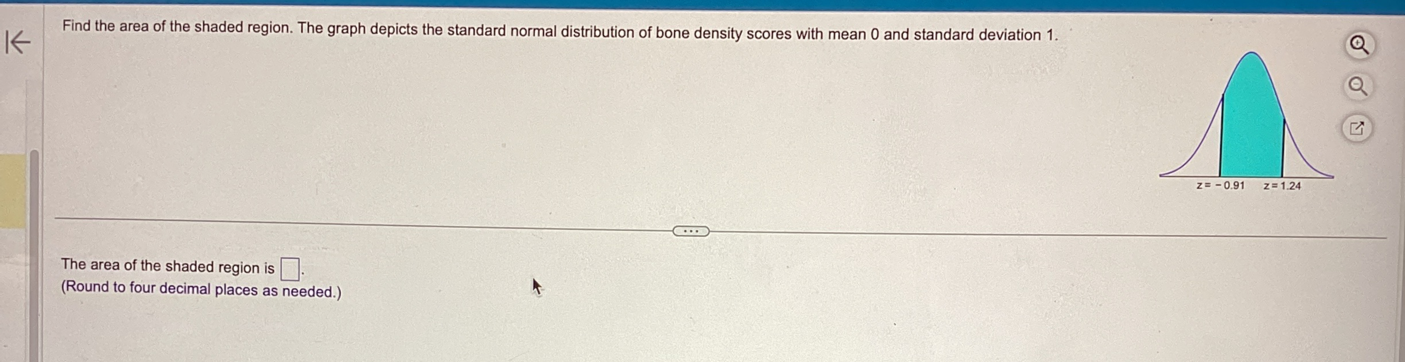 Find the area of the shaded region. The graph depicts | Chegg.com
