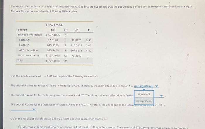 Solved 3. Measuring effect size for two-factor ANOVA It is | Chegg.com