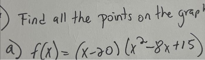 Solved Find all the points on the graph where the tangent | Chegg.com