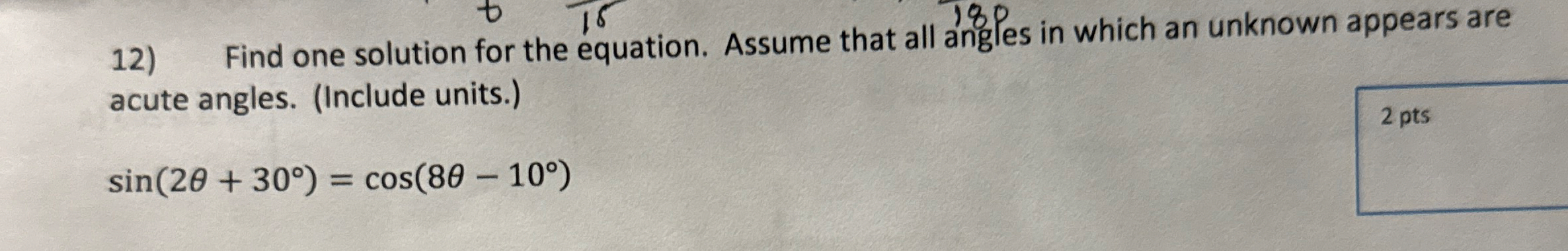 Solved Find one solution for the equation. Assume that all | Chegg.com