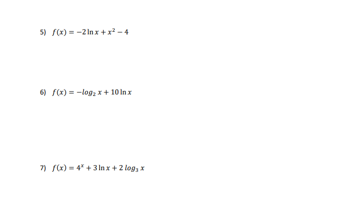 Solved Find the derivative of the following functions, show | Chegg.com