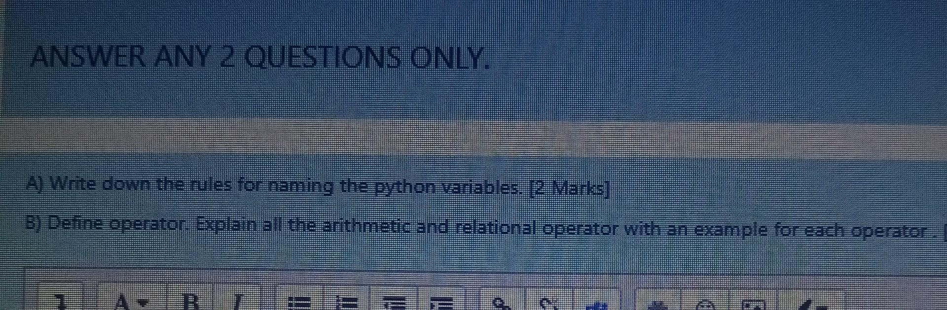 Solved ANSWER ANY 2 QUESTIONS ONLY. A) Write down the rules | Chegg.com