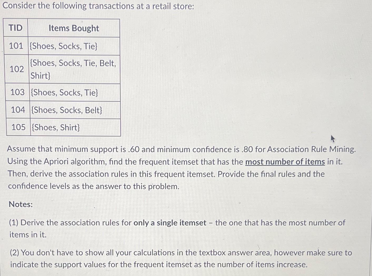 Solved Consider the following transactions at a retail | Chegg.com
