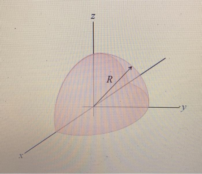 Solved Part A Find the center of mass for a quarter of a | Chegg.com