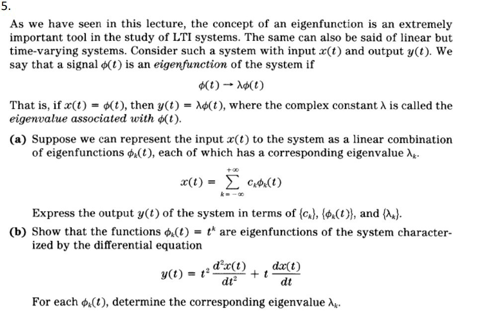 Solved 5. As we have seen in this lecture, the concept of an | Chegg.com