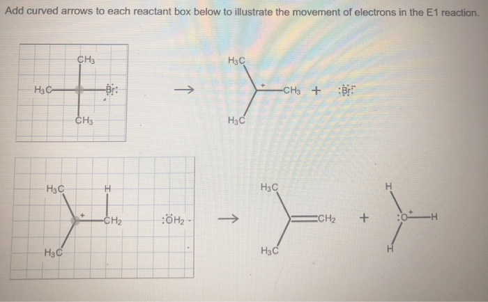 Solved Add curved arrows to each reactant box below to | Chegg.com