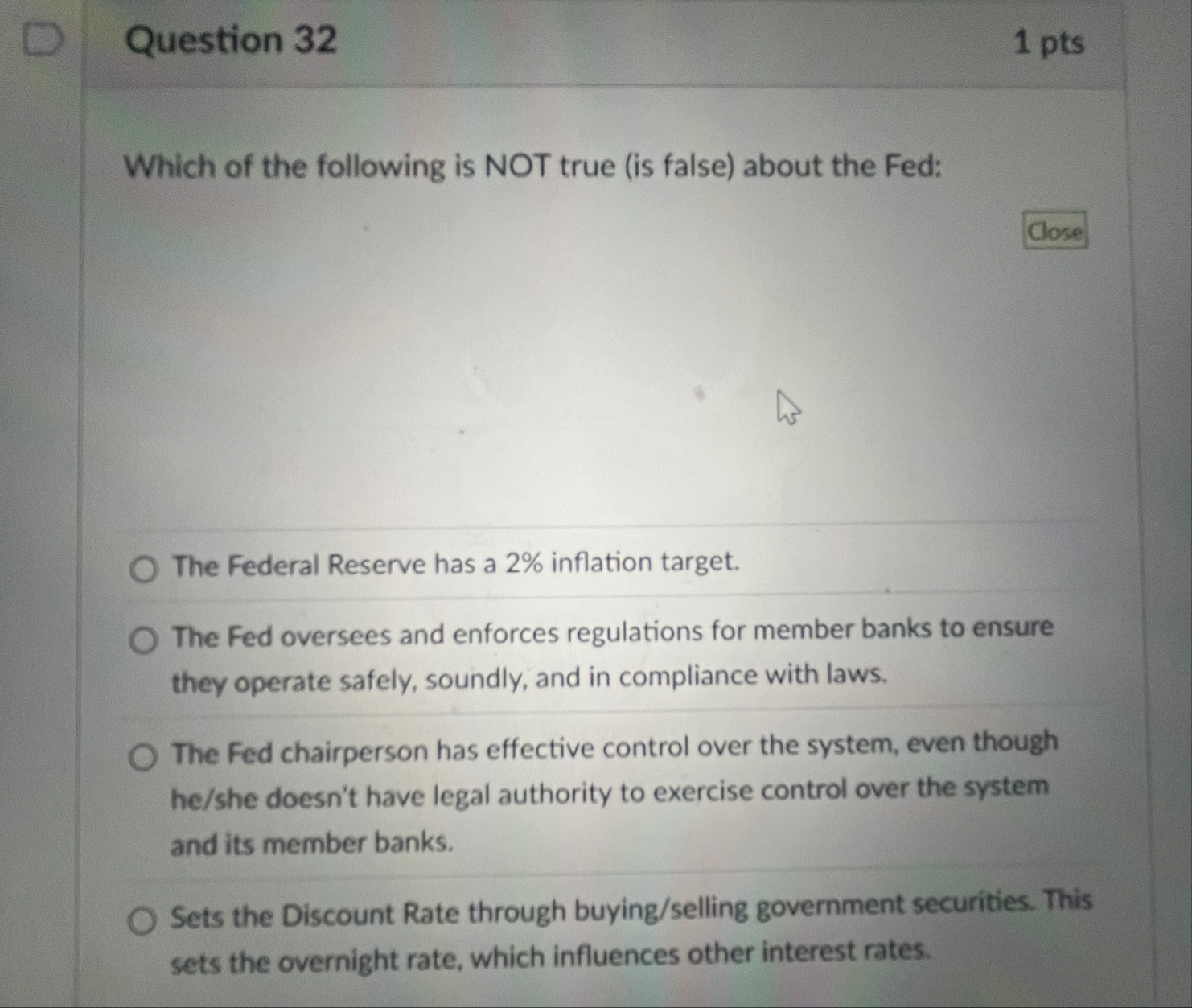 Solved Question 321 ﻿ptsWhich of the following is NOT true | Chegg.com