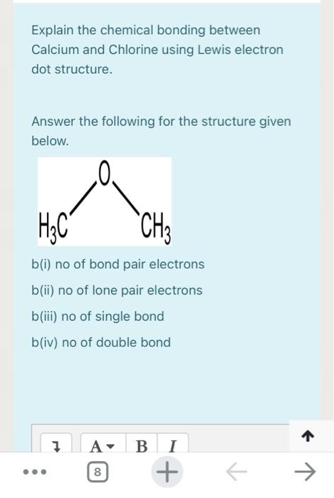 Solved Explain the chemical bonding between Calcium and | Chegg.com