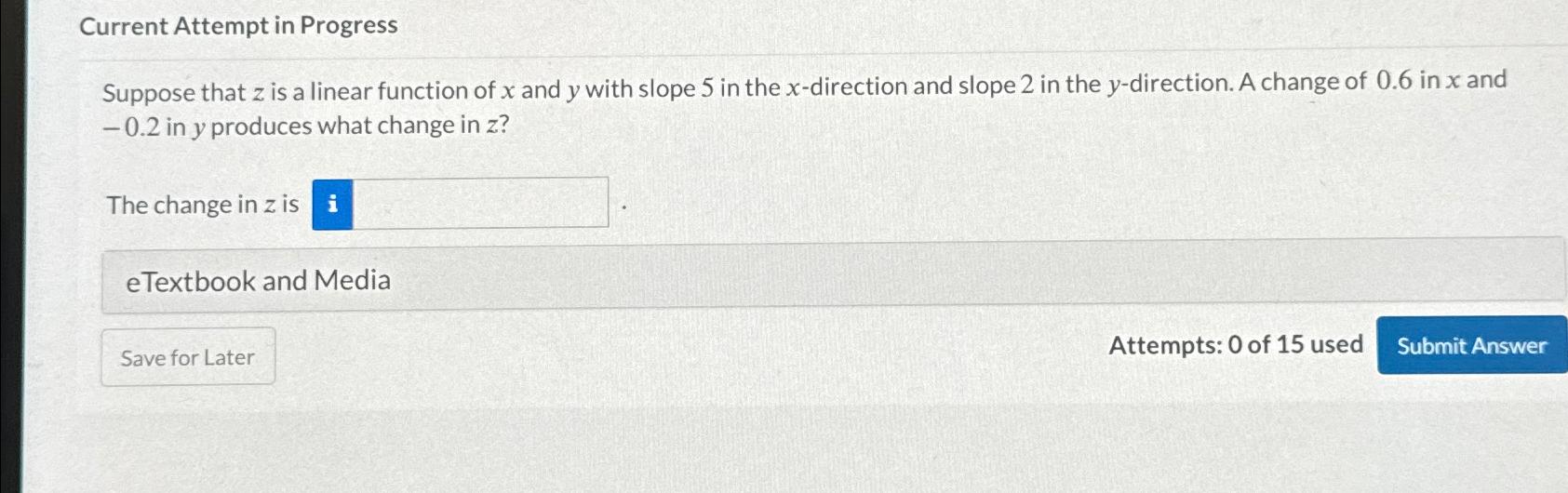 Solved Current Attempt in ProgressSuppose that z ﻿is a | Chegg.com