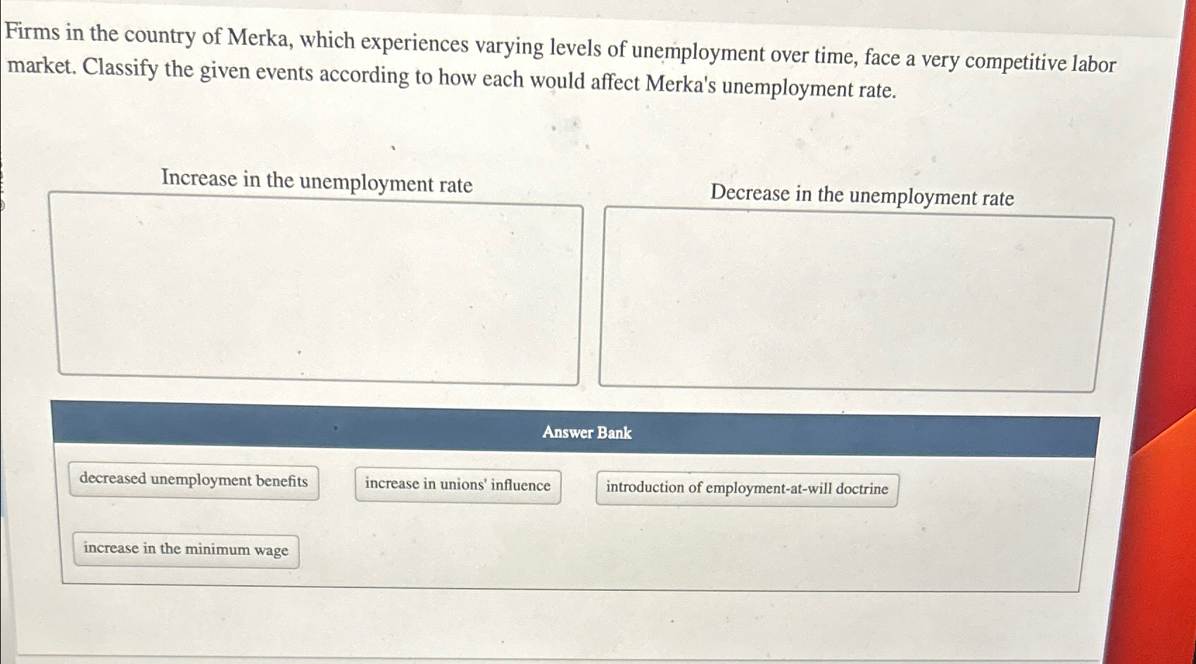 Solved Firms in the country of Merka, which experiences | Chegg.com