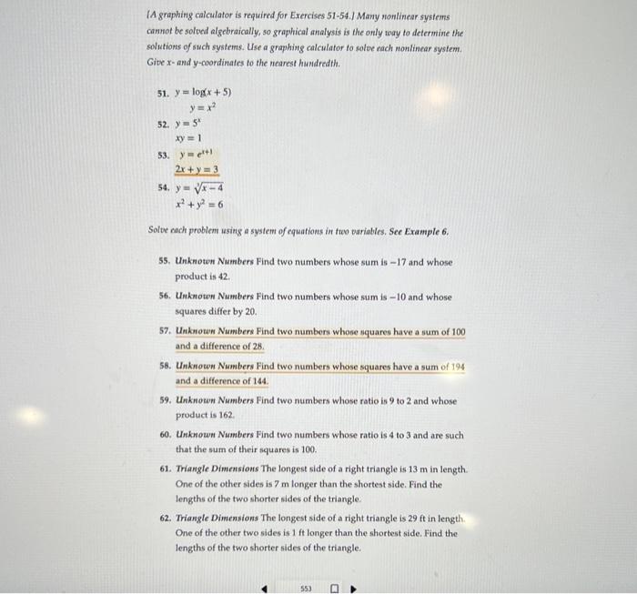Solved (A graphing calculator is required for Exercises | Chegg.com