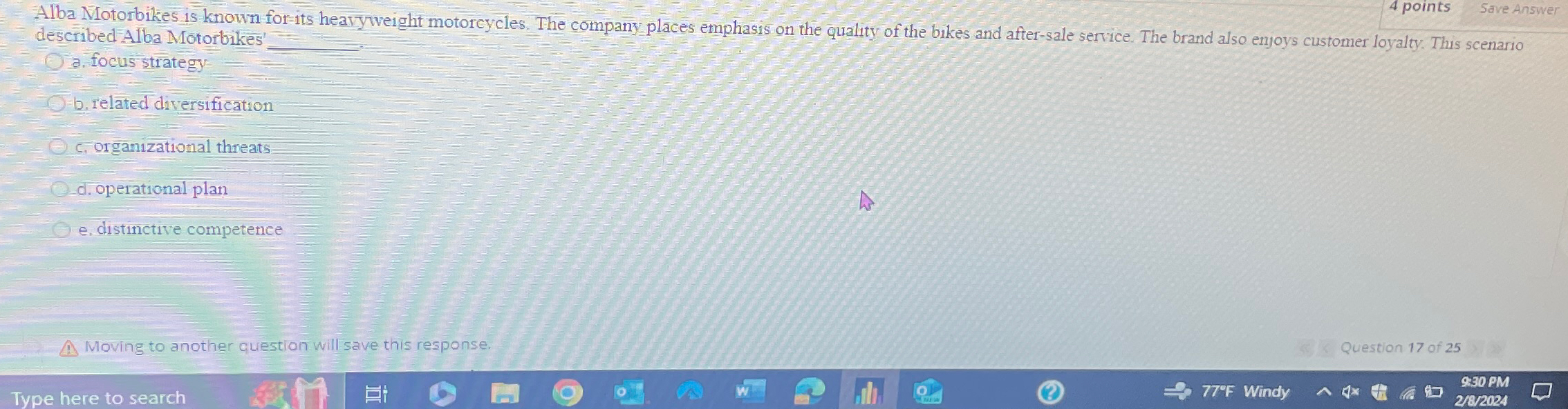 Solved Alba Motorbikes is known for its heavyweight | Chegg.com