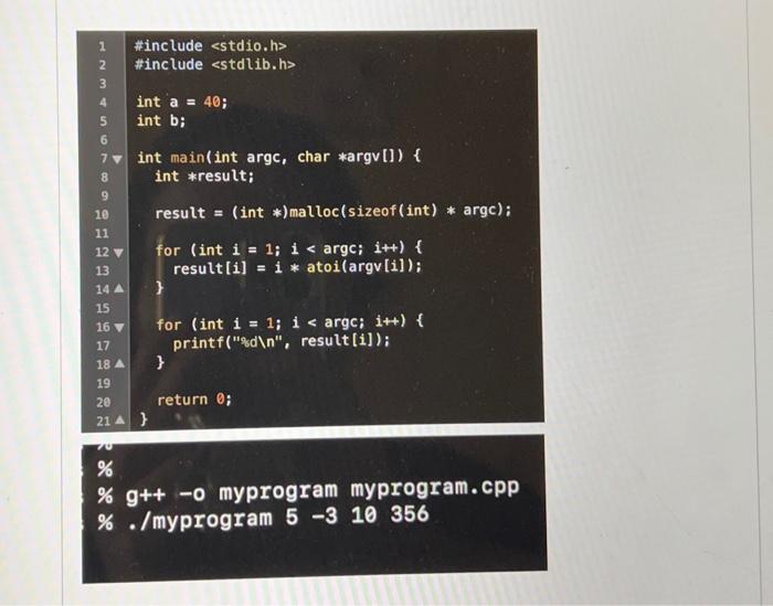 Solved The figure below shows the memory layout of a C/C++ | Chegg.com