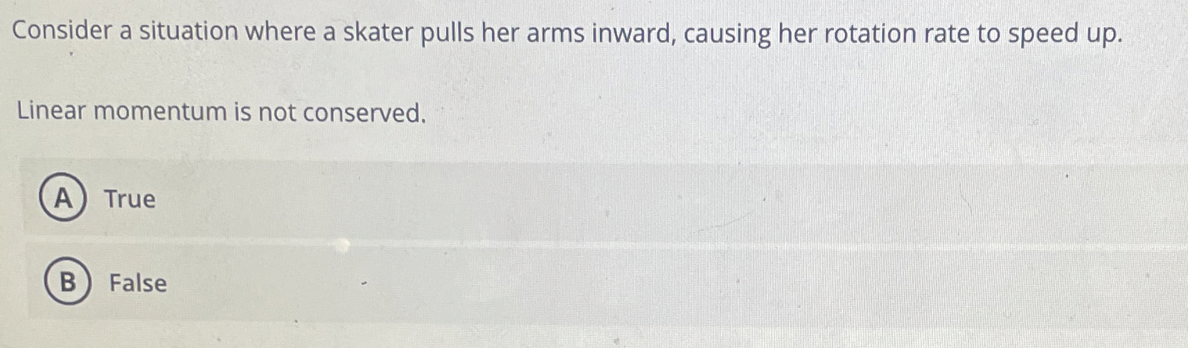 Solved Consider a situation where a skater pulls her arms | Chegg.com