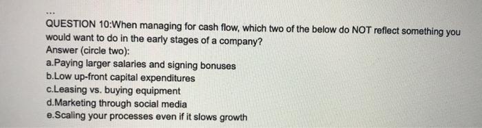 Solved these are the easy business class questions. please | Chegg.com
