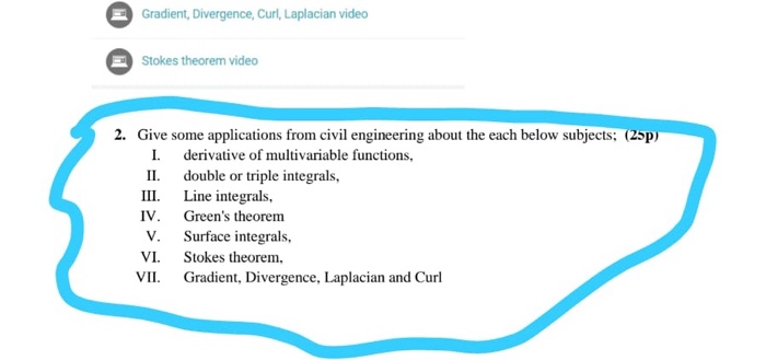 Solved Gradient, Divergence, Curl, Laplacian video Stokes | Chegg.com