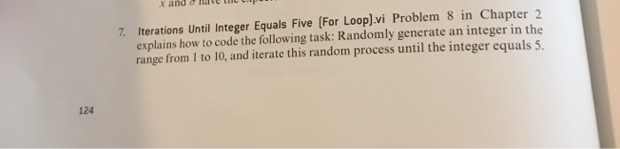 7 Iterations Until Integer Equals Five For Loopvi