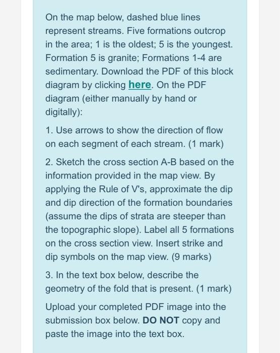 On the map below, dashed blue lines represent | Chegg.com