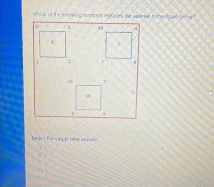 Solved Which of the following numbers replaces the astorsk | Chegg.com
