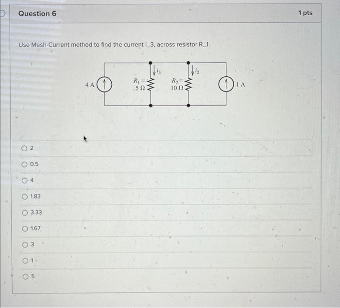 Solved Use Mesh-Current method to find the current L_3, | Chegg.com