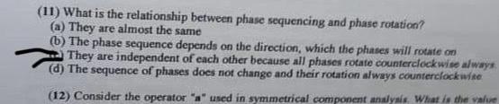 Solved (11) What is the relationship between phase | Chegg.com