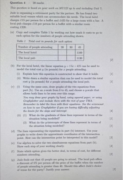 Solved Question 4 20 Marks This Queation Is Based On Your