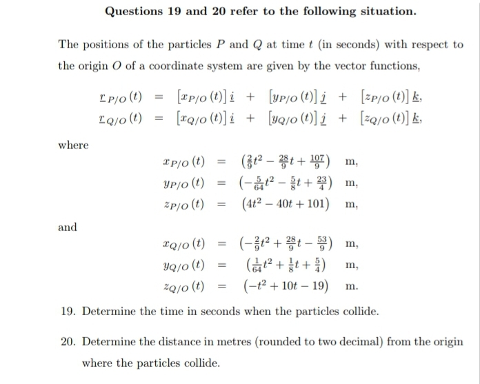 Solved Questions 19 ﻿and 20 ﻿refer to the following | Chegg.com
