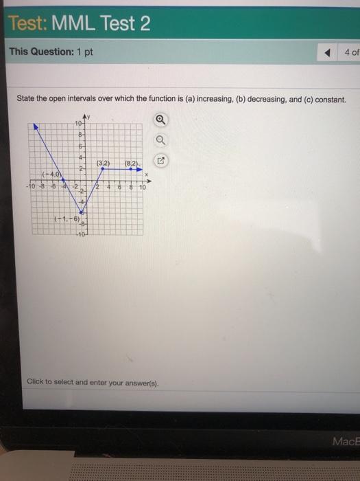 Solved Test: MML Test 2 This Question: 1 pt 4 of State the | Chegg.com