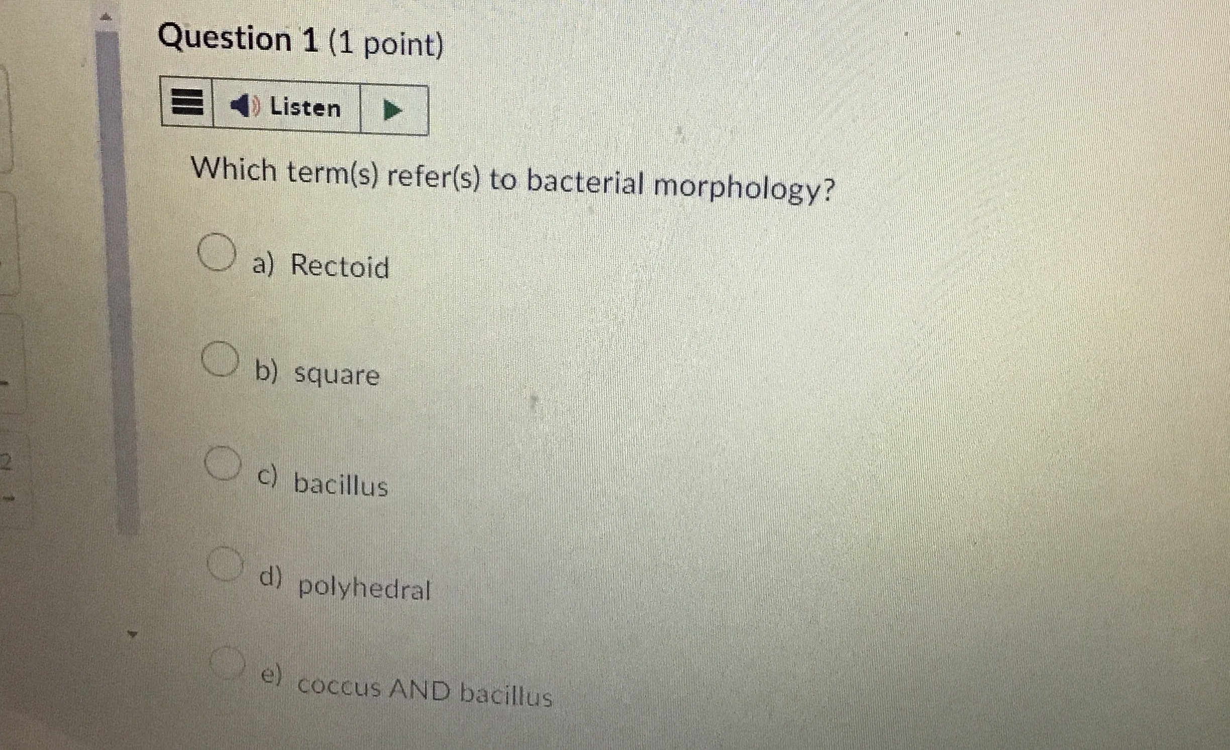 Solved Question 1 (1 ﻿point)ListenWhich term(s) ﻿refer(s) | Chegg.com