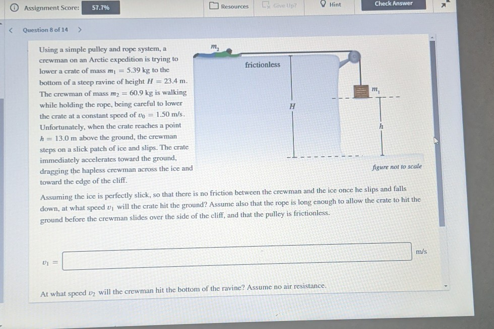 Solved Assignment Score: Resources Hint 57.7% Ex Give Up? | Chegg.com