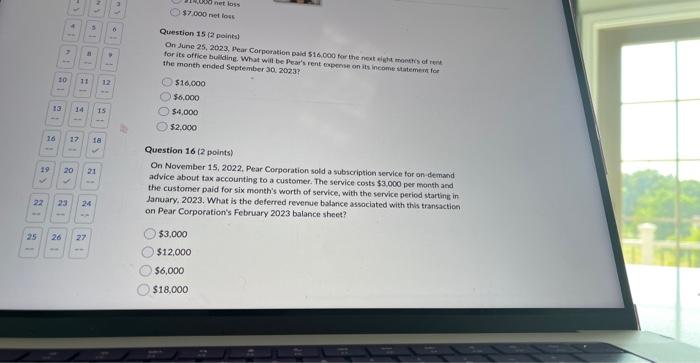 Solved Question 15 (2 points) On June 25, 2023, Pear | Chegg.com