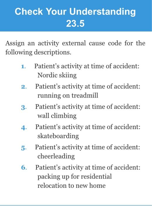 Solved Check Your Understanding 23.5 1. 2. Assign an | Chegg.com