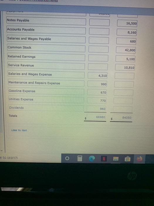 Solved A Exercise 2-16 The accounts in the ledger of | Chegg.com