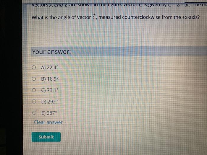 Solved * 42.00 312 # Vectors and are shown in the figure. | Chegg.com