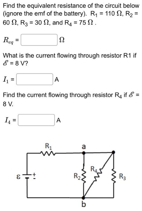 Solved Find the equivalent resistance of the circuit below | Chegg.com