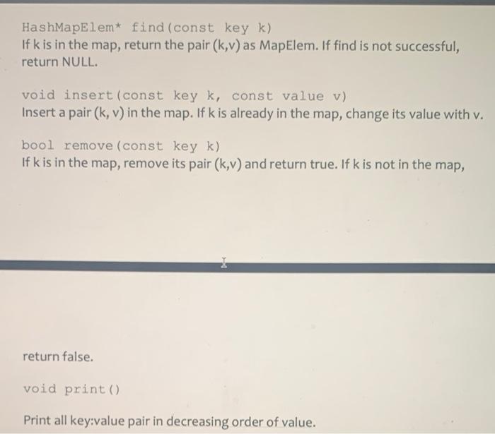 Solved In this assignment, you will implement map data | Chegg.com