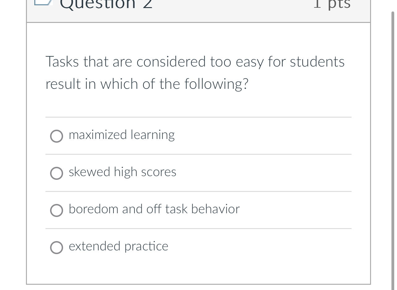Solved Tasks that are considered too easy for students | Chegg.com
